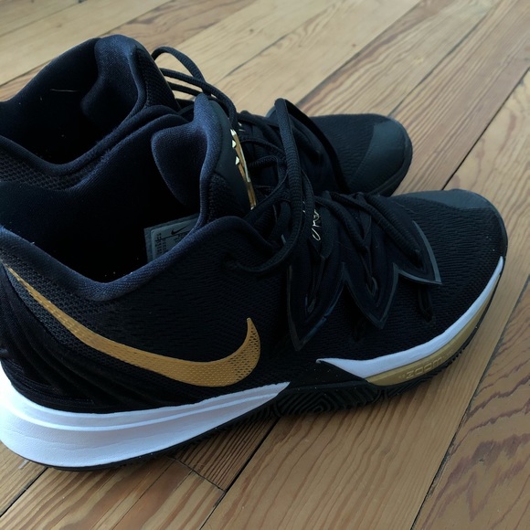 Nike | Shoes | Kyrie 5s Black And Gold | Poshmark